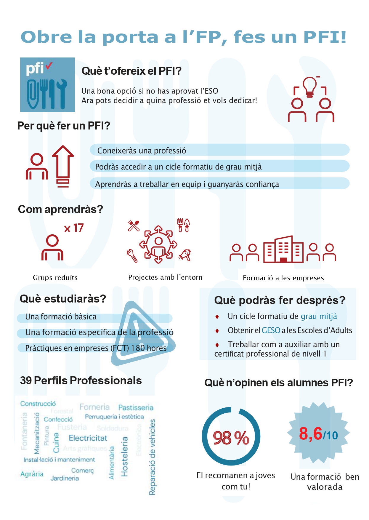 Institut Bellvitge – Programa de Formació i inserció (PFI)
